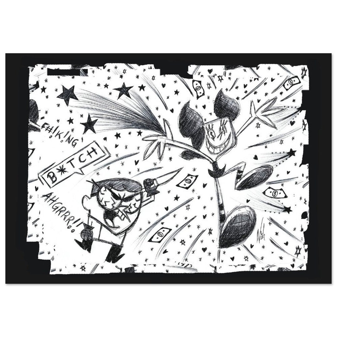 Dee Dee and Dexter Art Print Warner Bros Poster Birthday Gift - Etsy