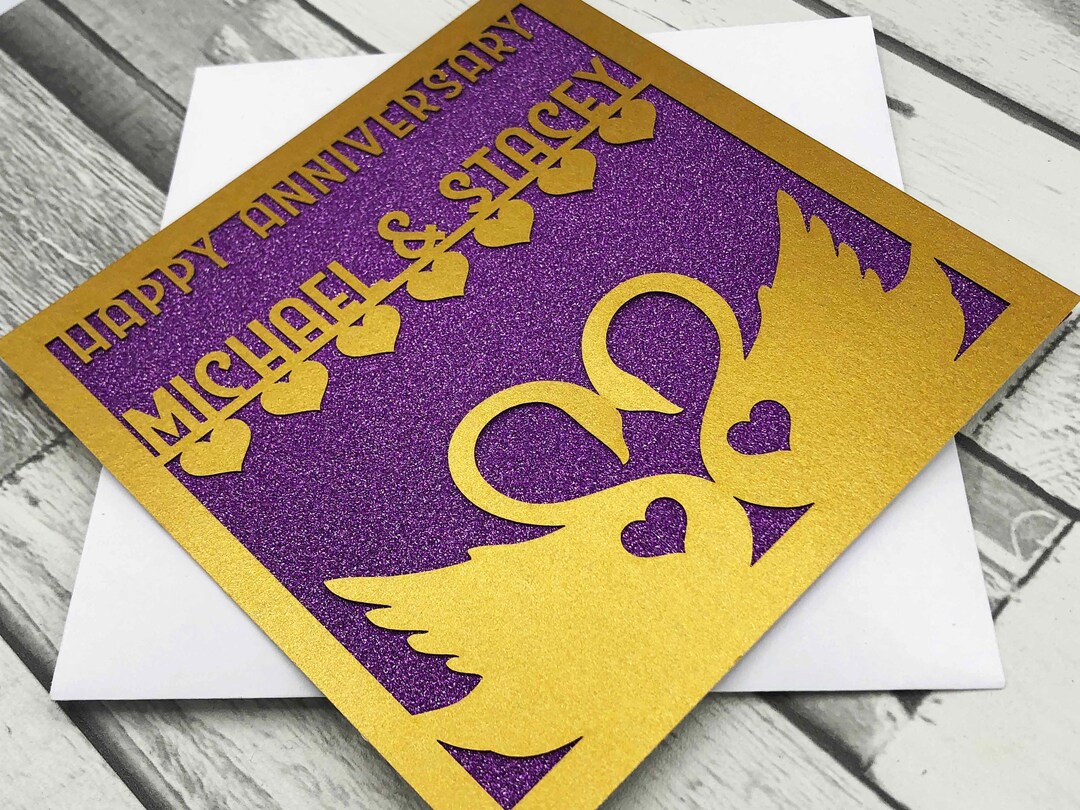 Personalised Anniversary Card Anniversary Card For Husband Personalised Anniversary Card Anniversary Card For Husband