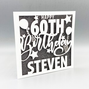 Personalised 50th Birthday Card for Women Custom 50th Birthday Card for ...
