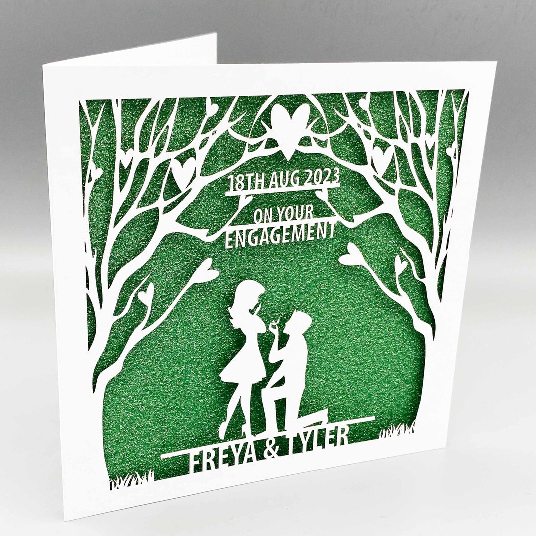 Personalised Engagement Card Engagement Card For Son Engagement Card Personalised Engagement Card Engagement Card For Son Engagement Card
