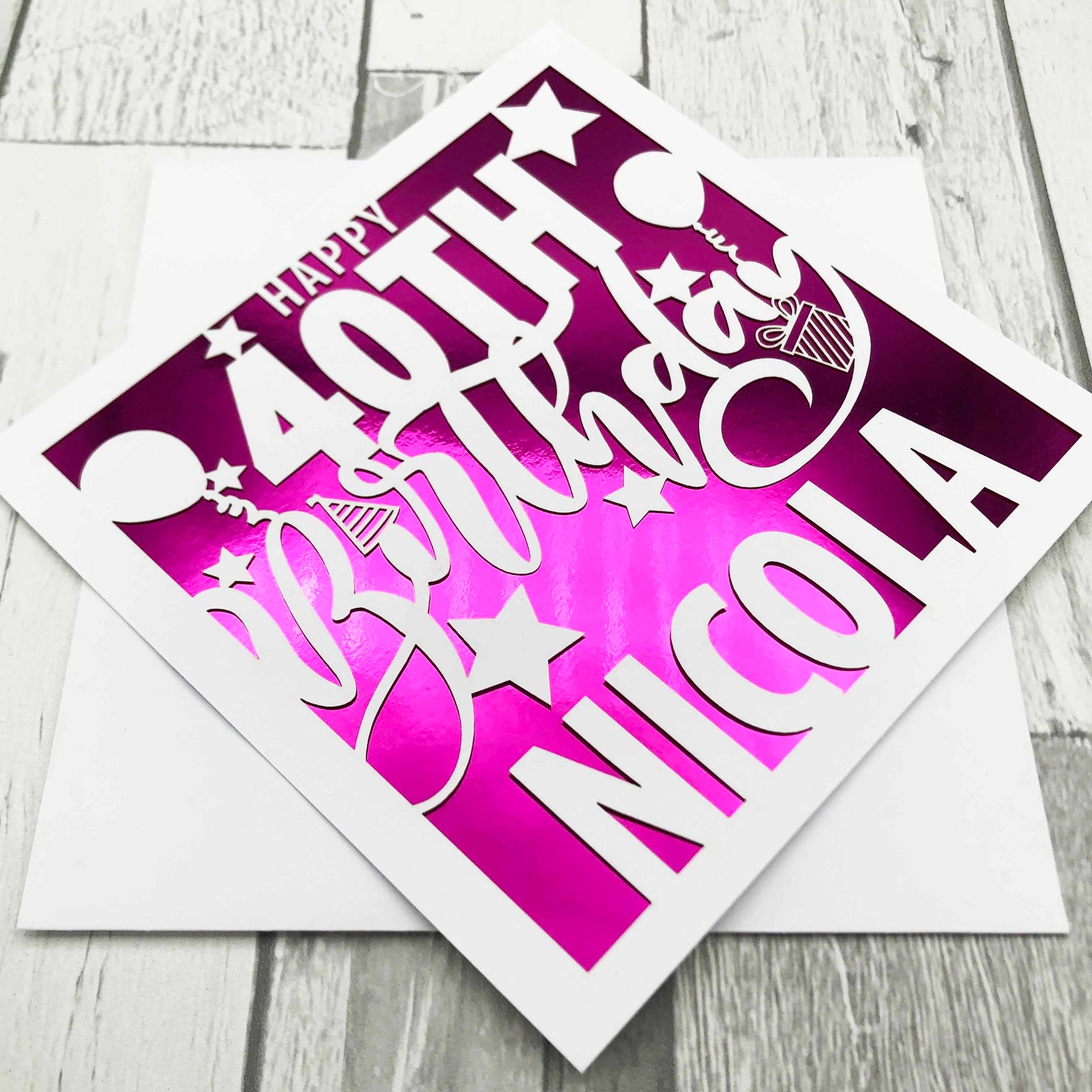 Personalised 60th Birthday Card for Women Custom 60th Birthday - Etsy