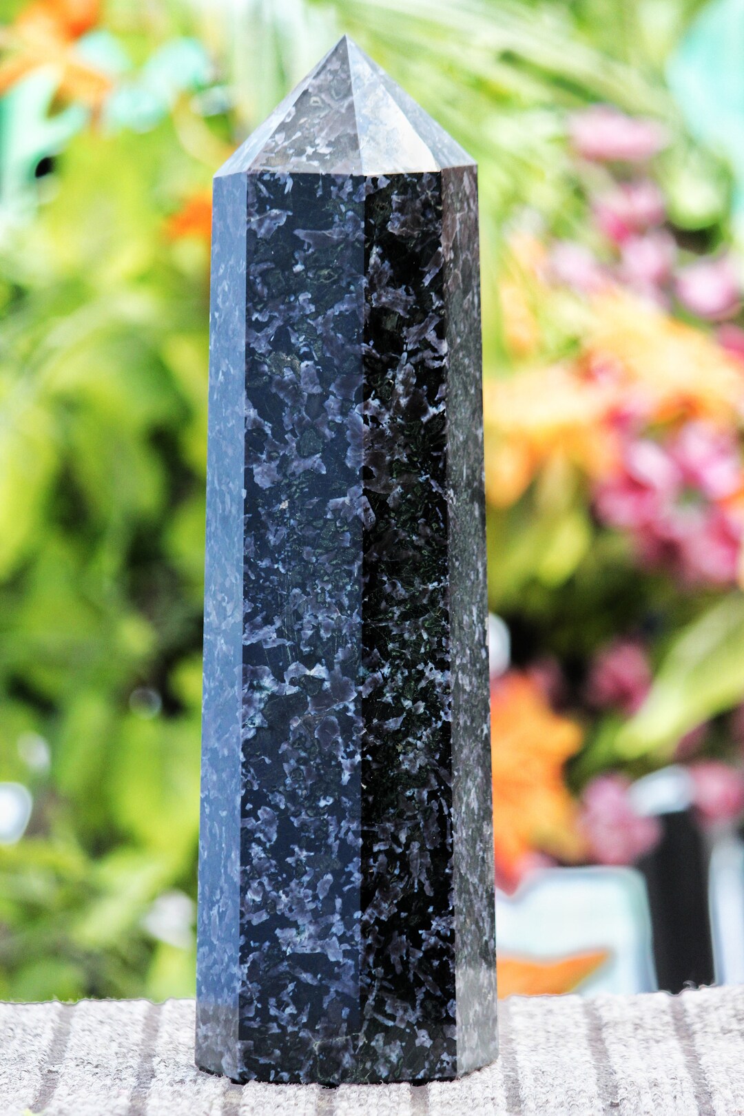 Huge Rare 370MMX100MM Blue Indigo Gabbro Stone Merlinite - Etsy