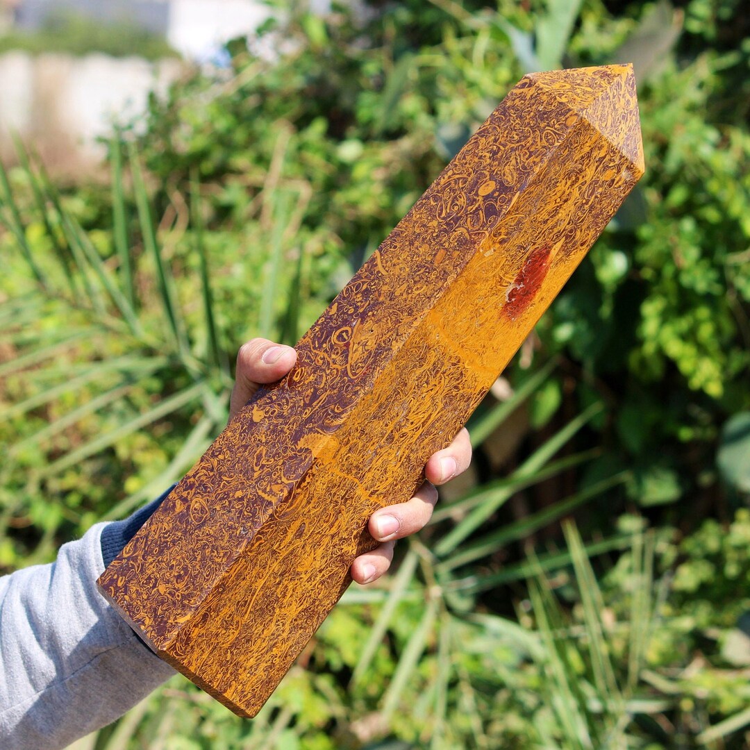 395MM Mariam Jasper Calligraphy Stone Healing Crystal - Etsy