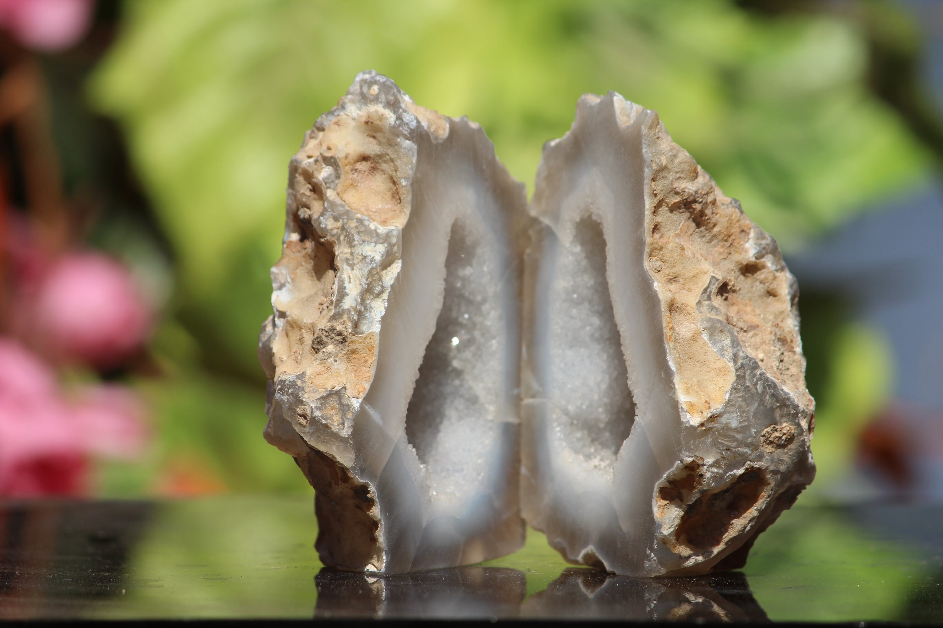 Grey Onyx Natural Crystal Geode Cave Home Decor Crystal | Etsy