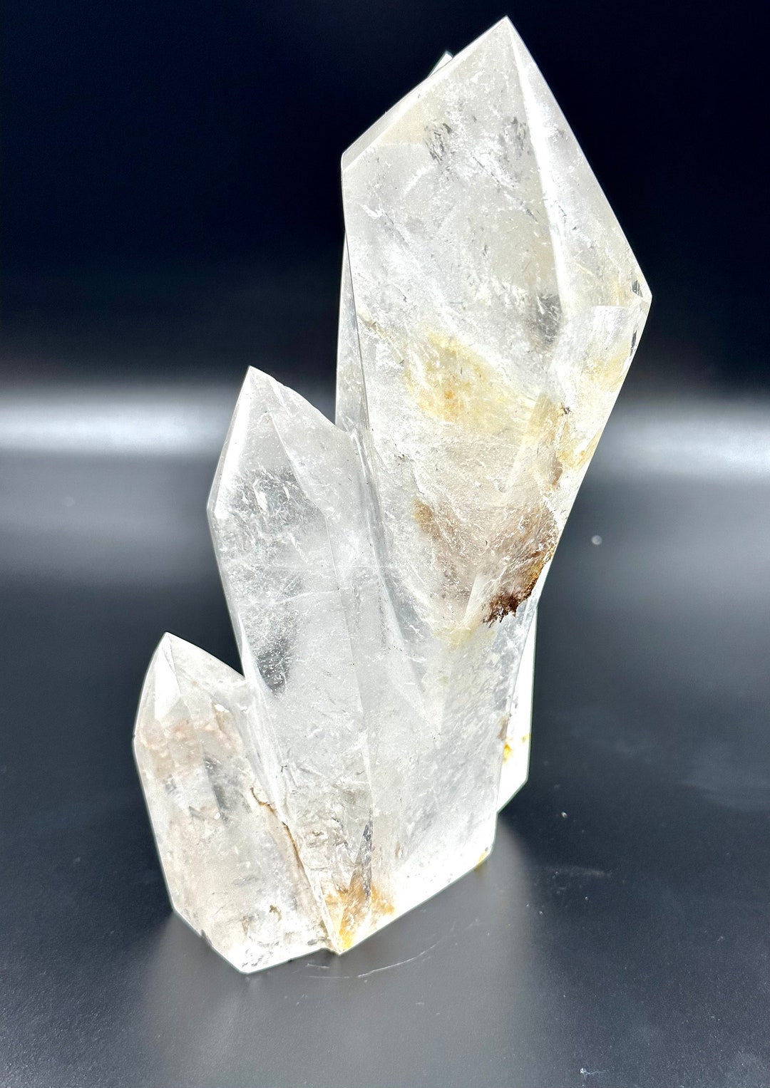 Large Gorgeous Natural Raw Clear Crystal Quartz Cluster, Abundance ...
