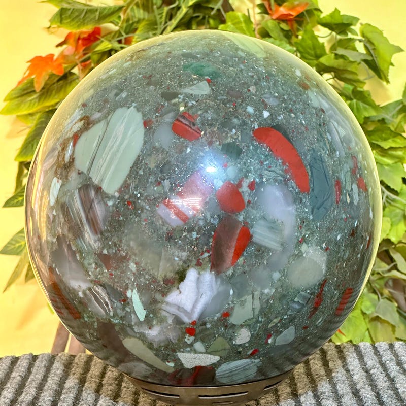 Bloodstone Sphere - Etsy