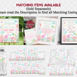 Under the Sea Baby Shower Games Package Bingo What's in Your Purse Quiz ...