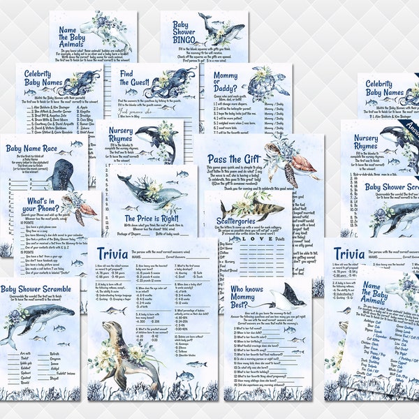 Under the Sea Shower - Etsy