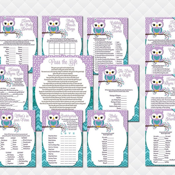 Purple Owl Nursery - Etsy