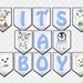 Elephant Banner It's a Boy Sign Baby Shower Decoration Toddler Wall ...