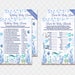 Under the Sea Baby Shower Games Package Celebrity Nursery Rhyme Game ...