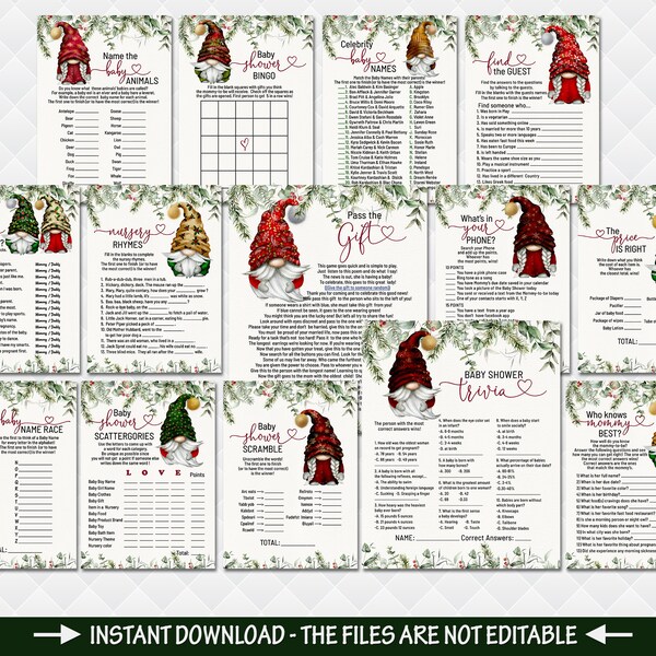 Baby Shower Gnome - Etsy