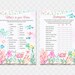 Under the Sea Baby Shower Games Package Bingo What's in Your Purse Quiz ...