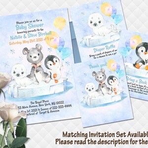 Penguin Baby Shower Games Package Nursery Rhyme Celebrity - Etsy
