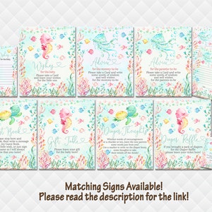 Under the Sea Baby Shower Games Package Bingo What's in Your Purse Quiz ...