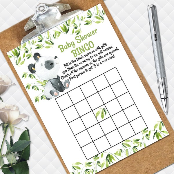 Baby Shower Bingo - Etsy