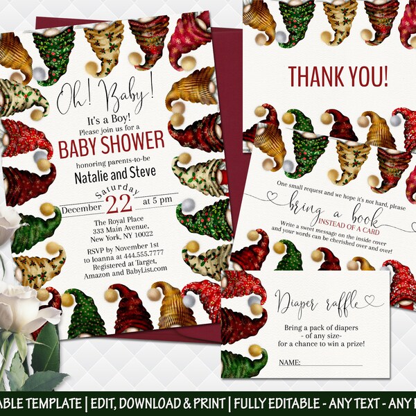 Baby Shower Gnome - Etsy