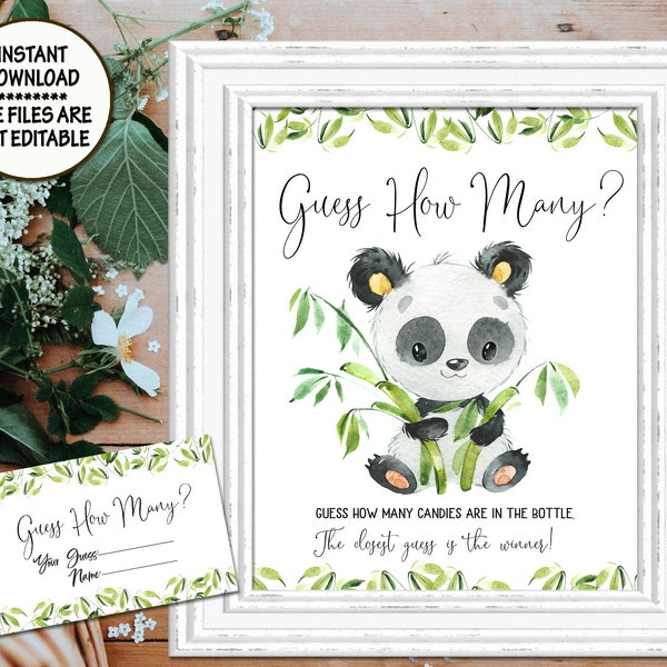 Panda Baby Shower - Etsy