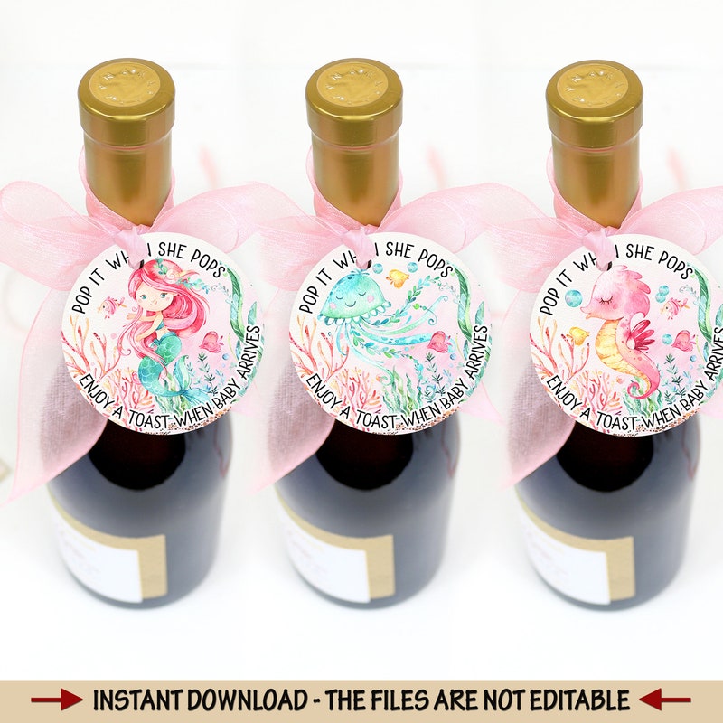 Pop When She Pops Labels - Etsy