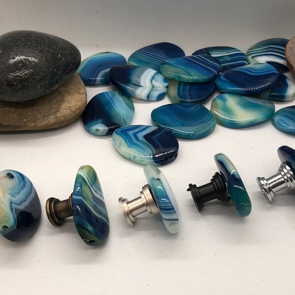 Blue Knobs - Etsy