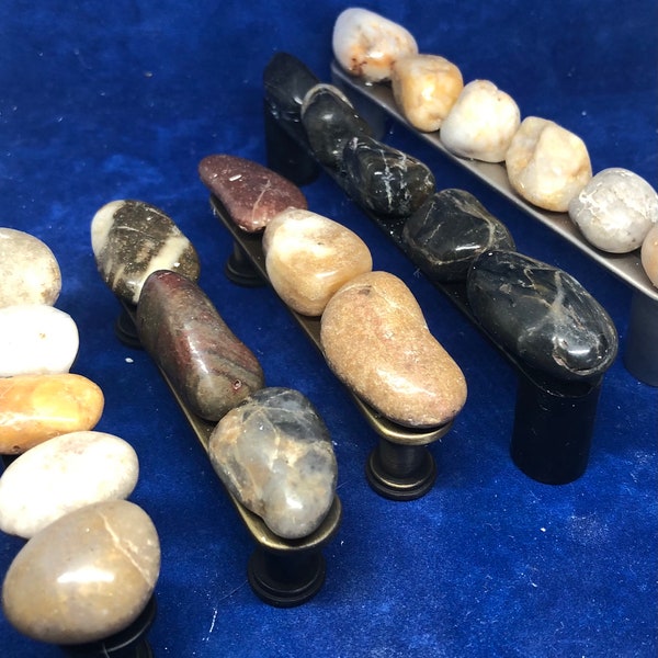 Stone Drawer Pulls - Etsy