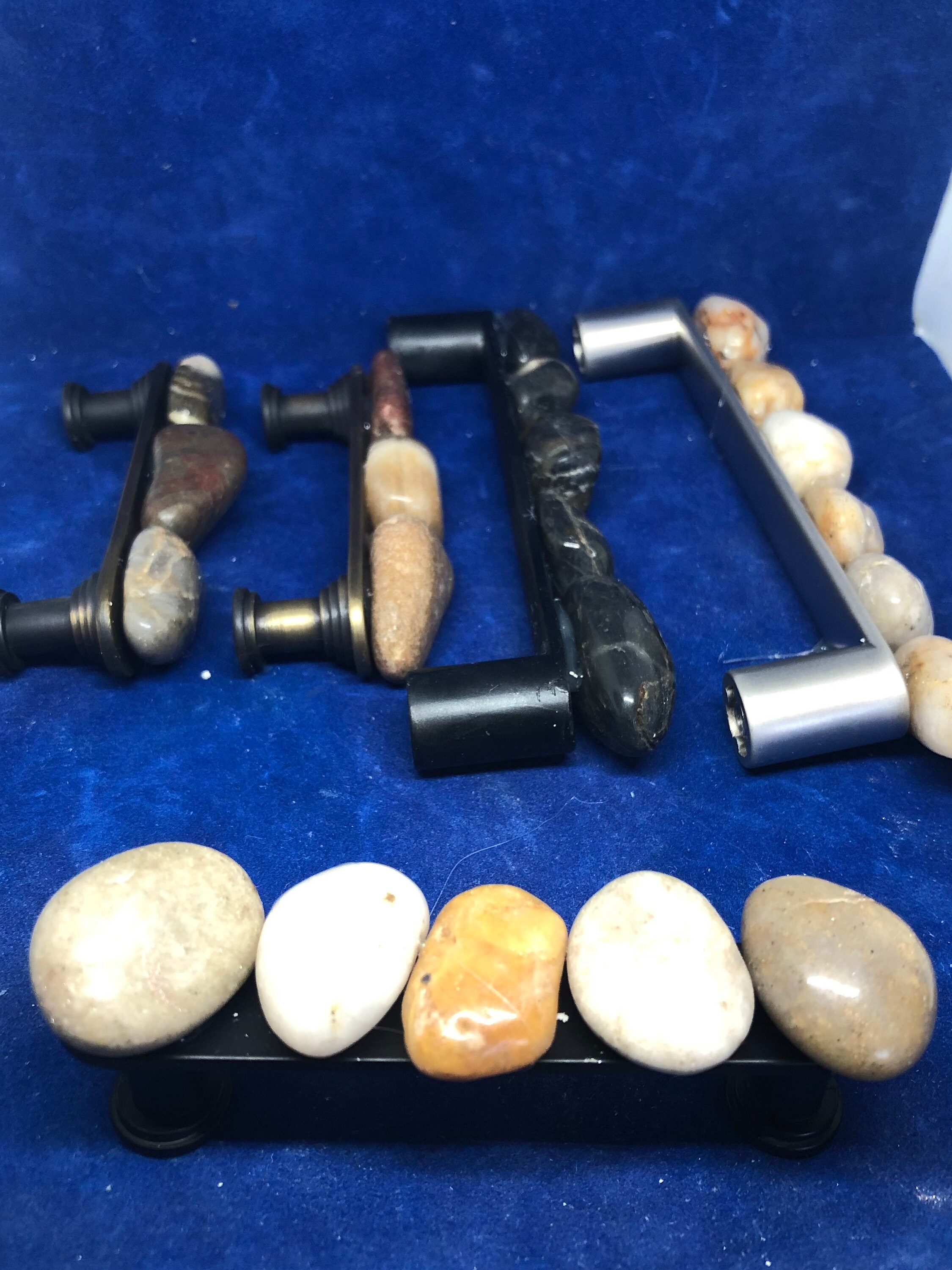 Rock Inspired Cabinet Pulls Stone Pulls Rustic Pulls Cabin - Etsy