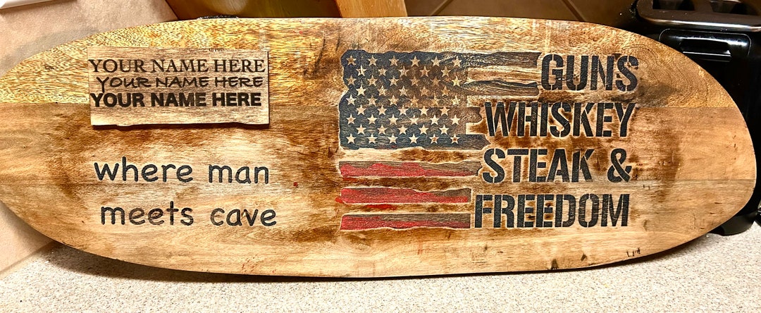 Man Cave Signage Manly Garage Sign Prepper Sign Take Arms - Etsy