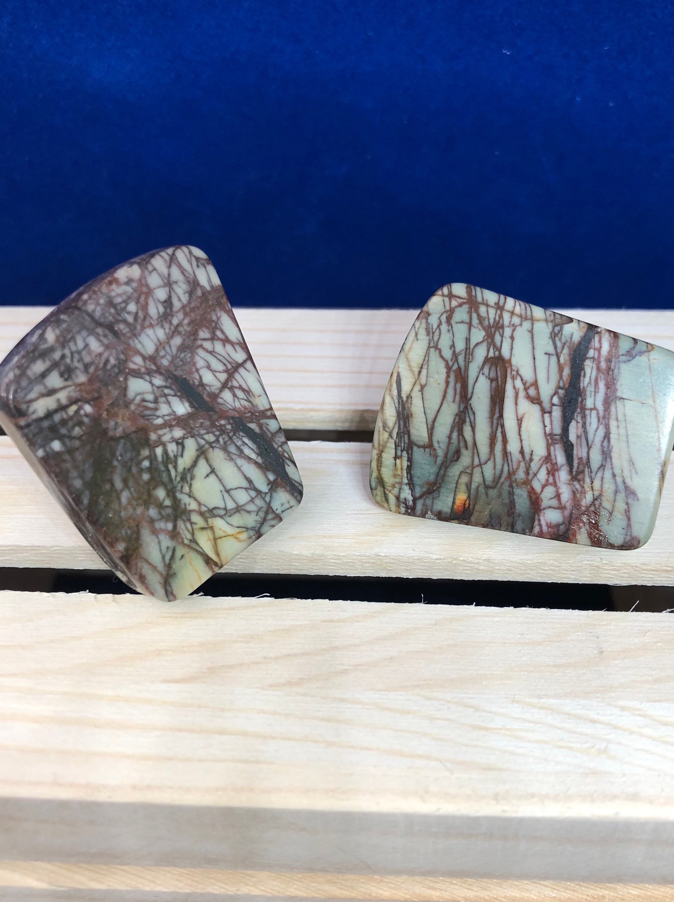 Red Creek Jasper Knobs Jasper Rock Knobs Stone Knobs | Etsy