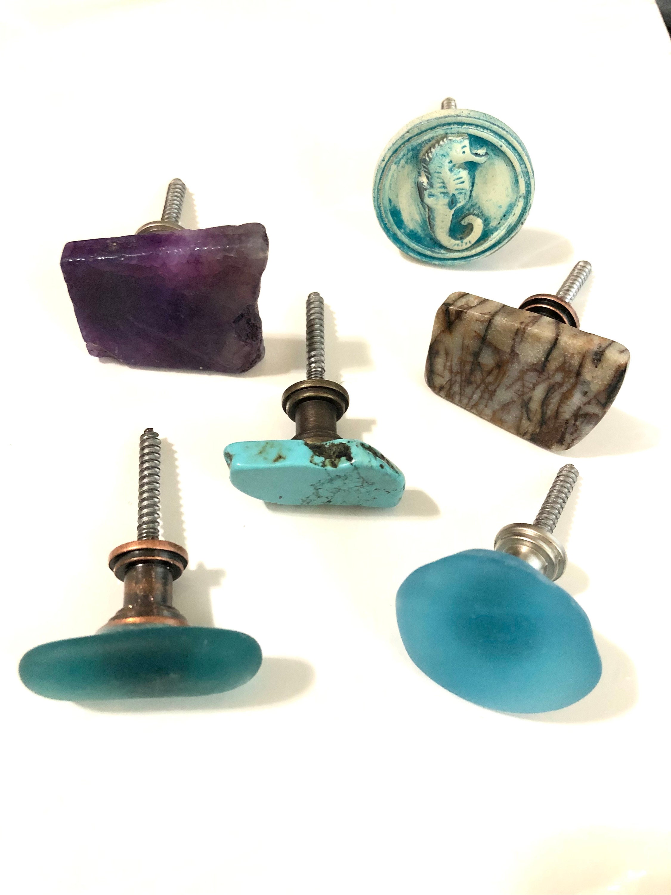 Turquoise Knobs Magnesite Turquoise Knobs 1 1/2 Slab - Etsy