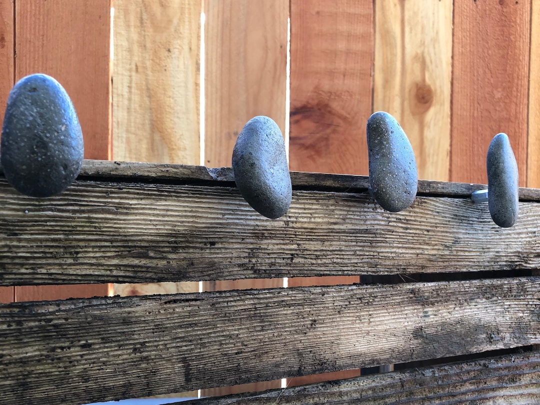 River Rock Hooks, Lake Tahoe Ca. River Rock Hooks, Mexico Beach Stone ...
