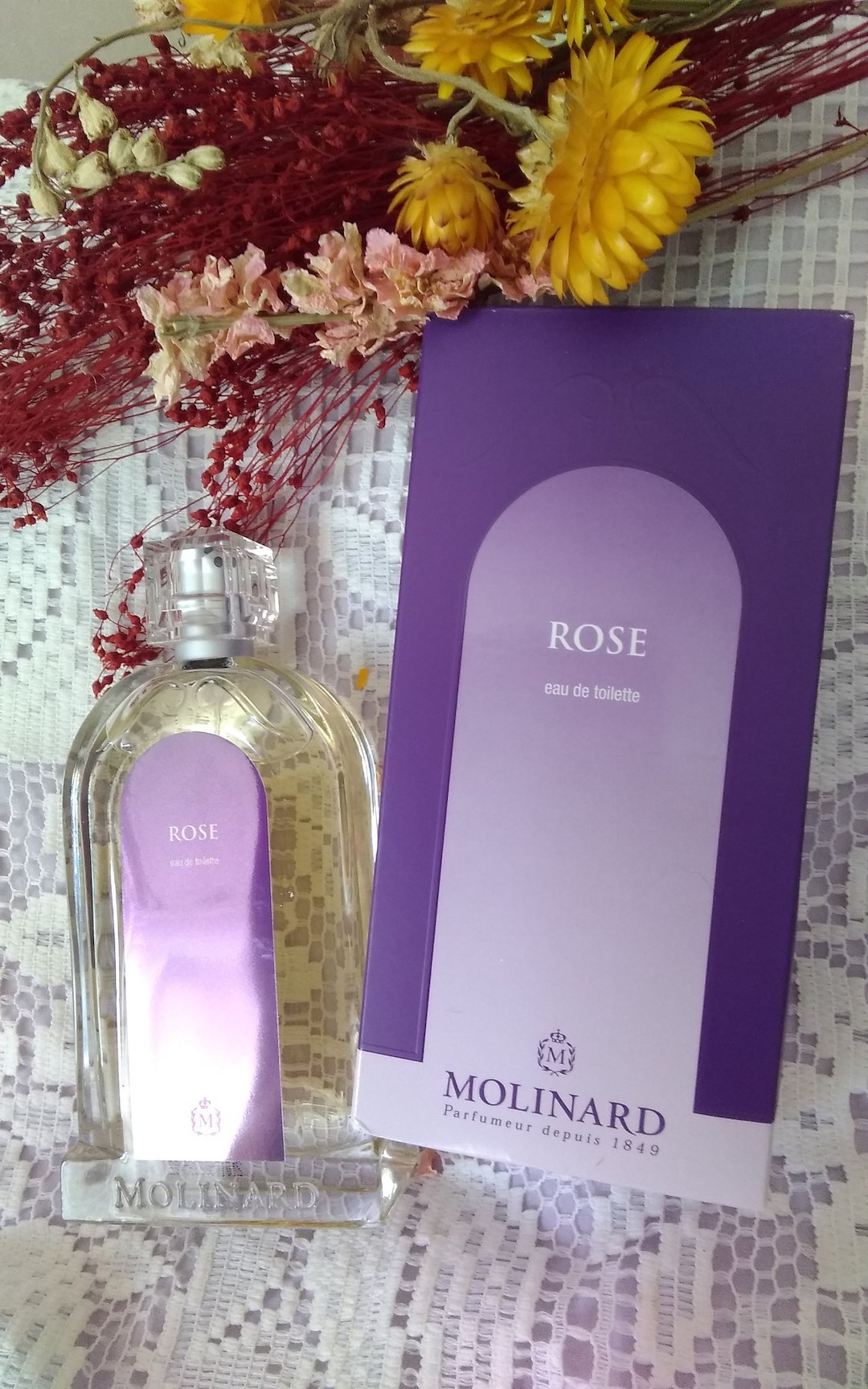 MOLINARD Perfume Rose Vintage 100ml New - Etsy