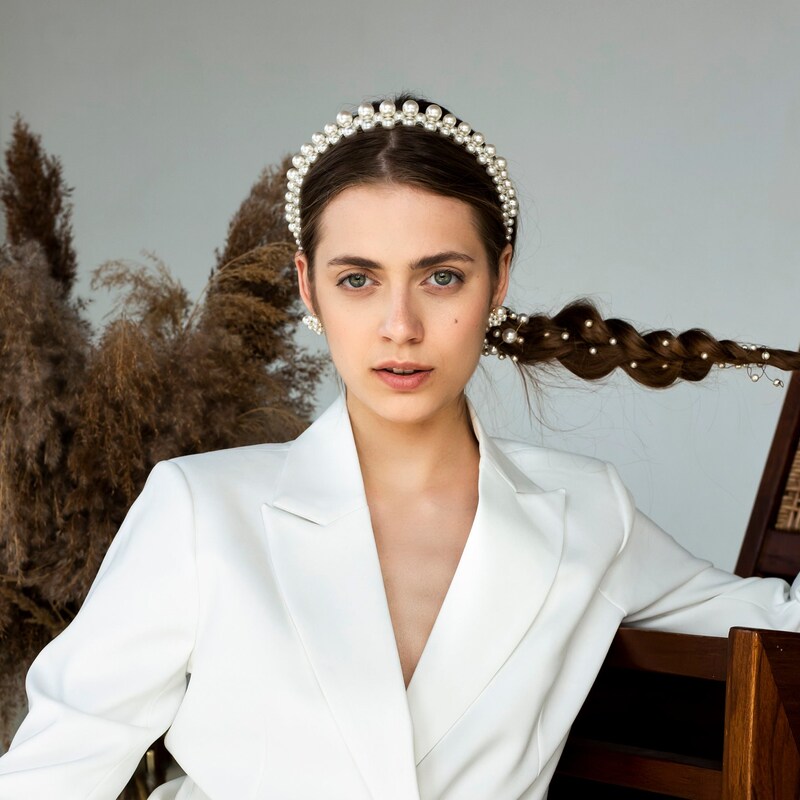 Pearl Headband - Etsy