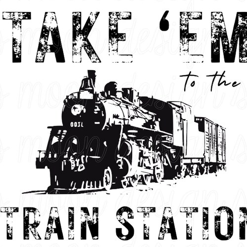 Take Em to the Train Station Yellowstone Rip Dutton Ranch Png - Etsy