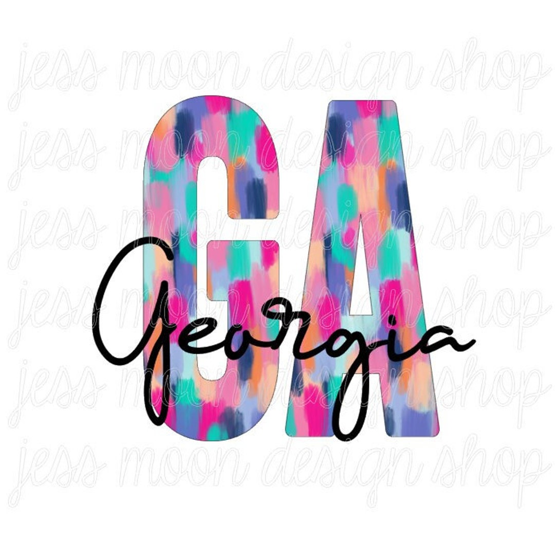 Georgia PNG Sublimation Design - DIGITAL DESIGN - Instant Download ...