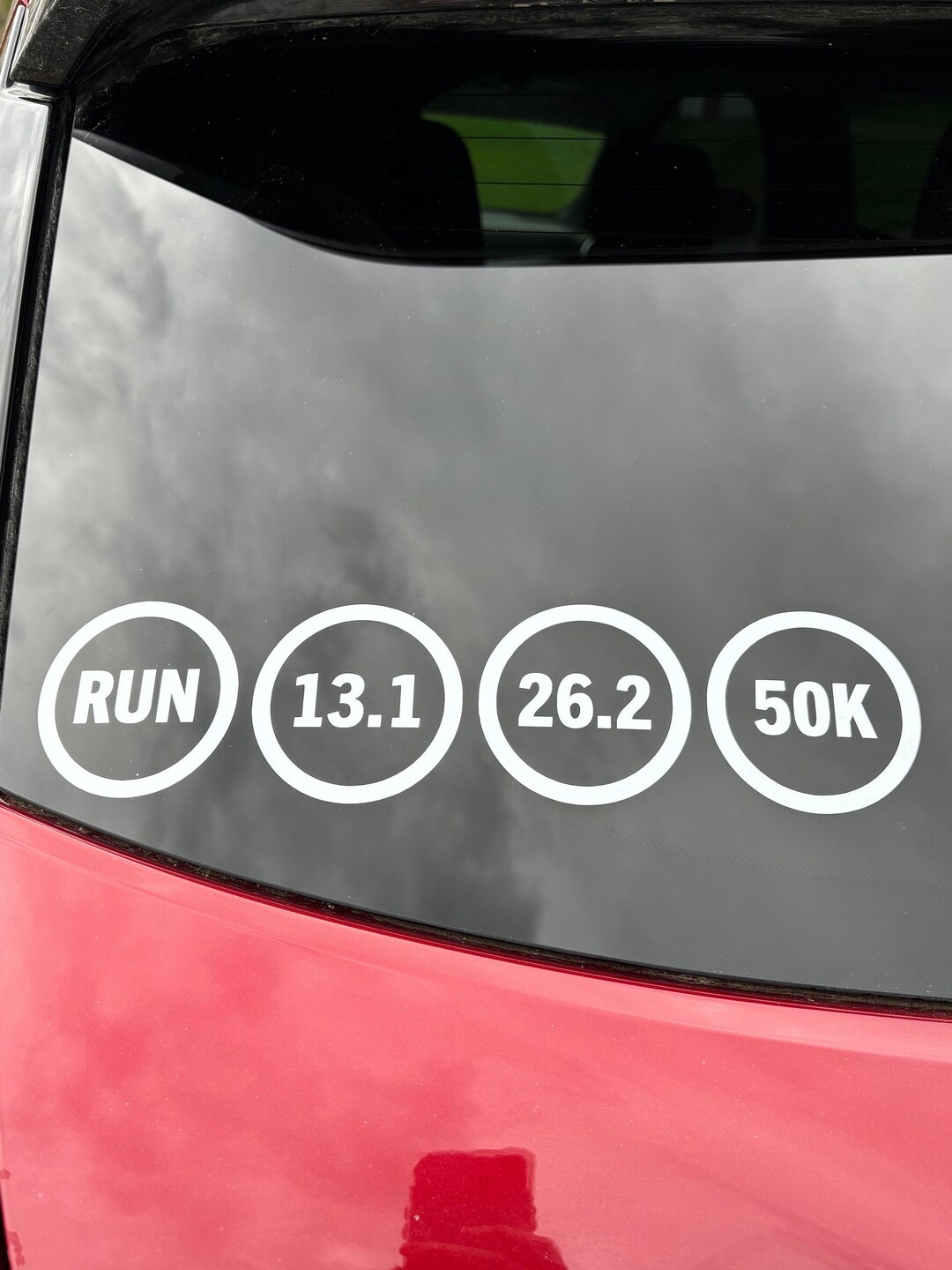 Run Distance 5k 10 Half Marathon Marathon Ultramarathon 2.75" Circle ...