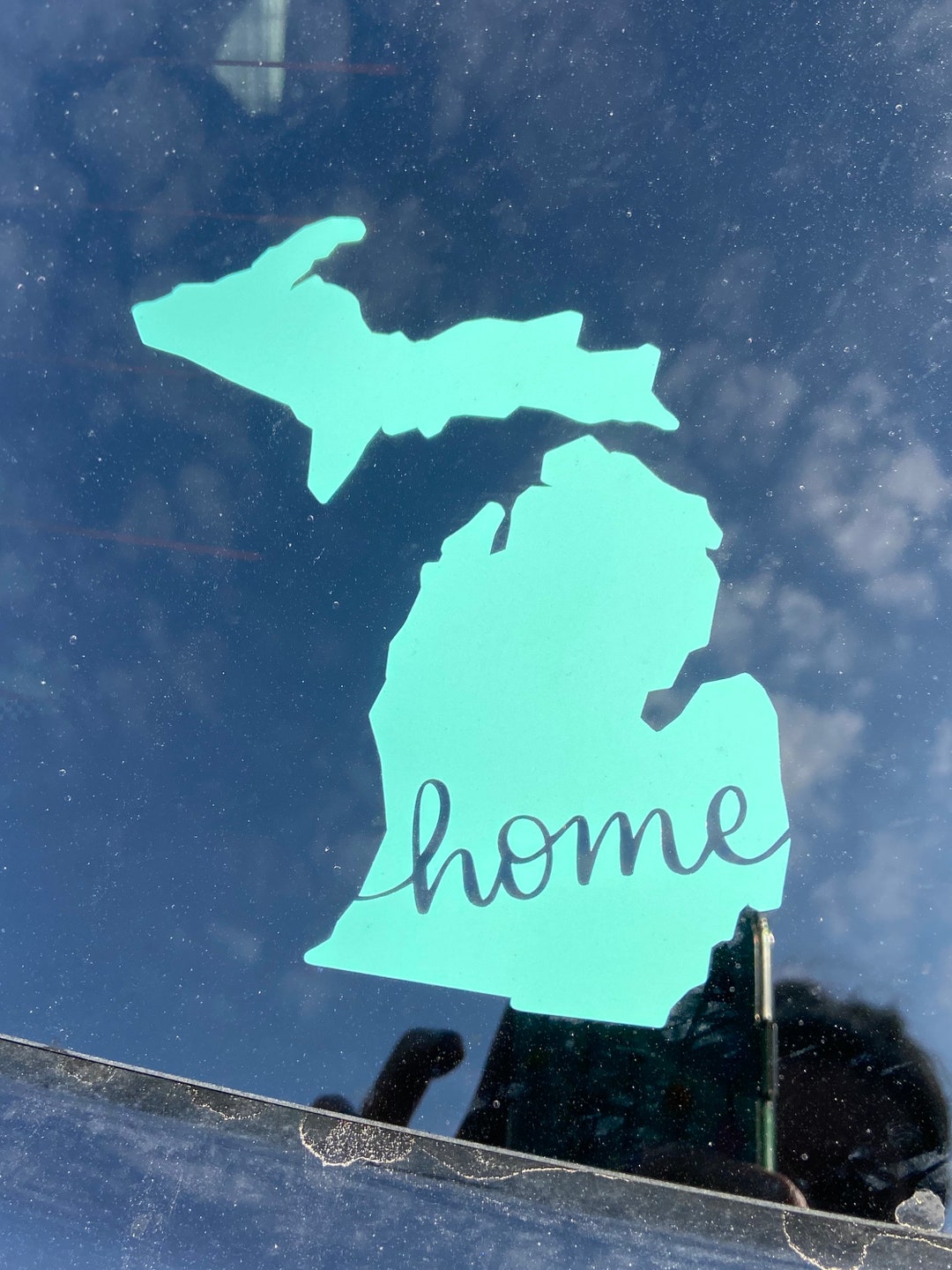 Michigan Home Decal | Four Color Options - Etsy
