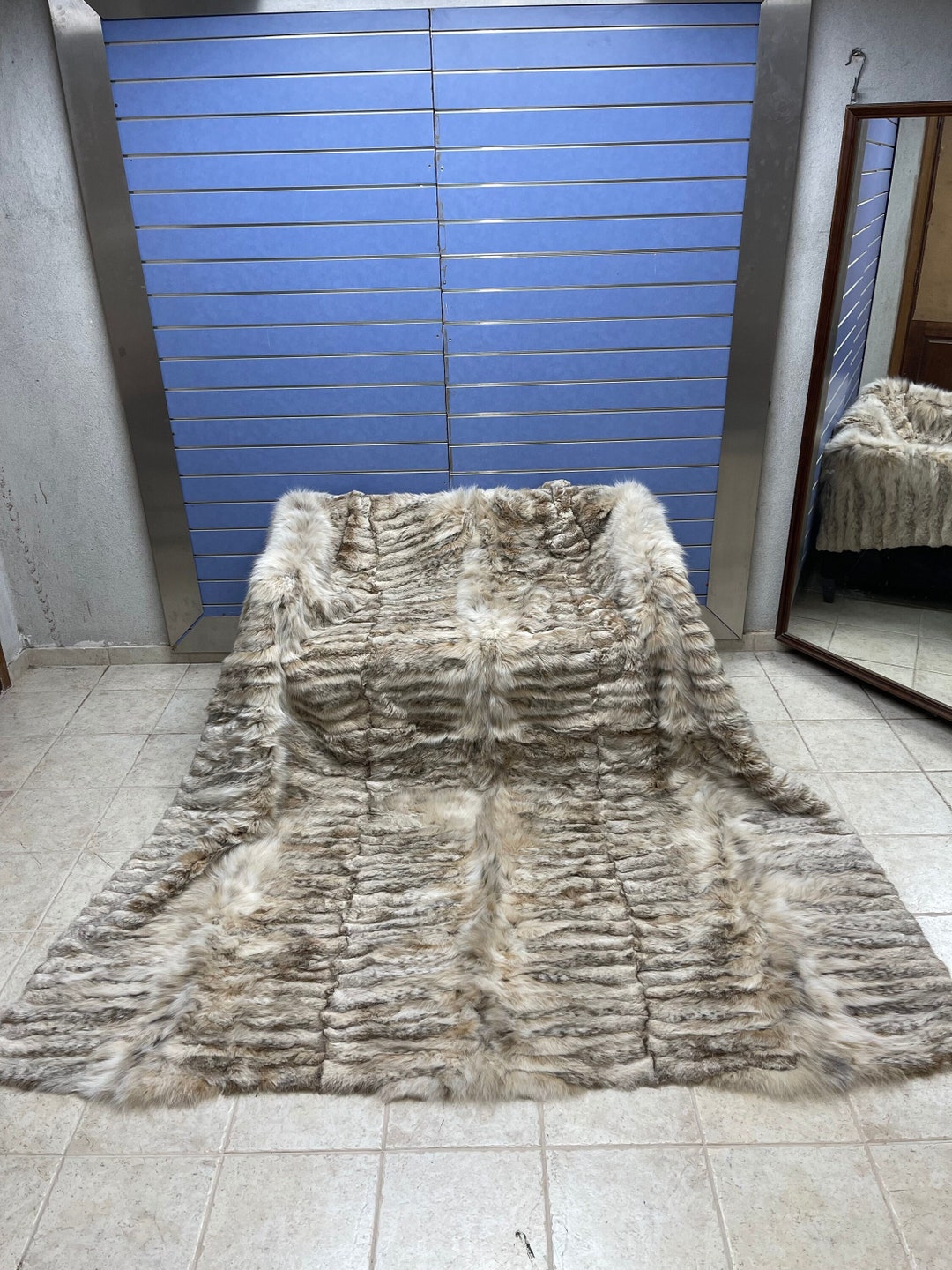 Luxury Lynx Fur Throw 100% Real Lynx Blanket KINGSIZE Bedspread - Etsy