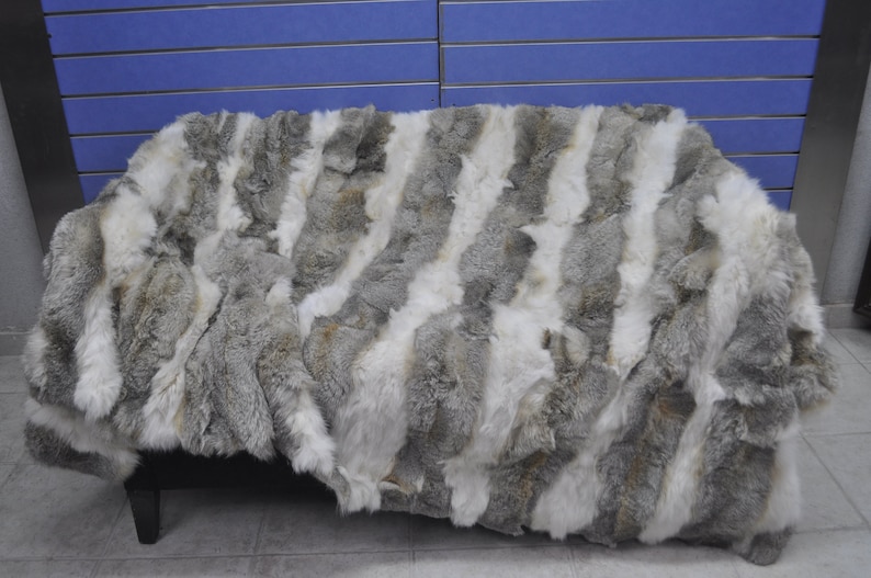 Luxury Fox Fur Throw Real Fox Fur Blanket / Bedspread - Etsy