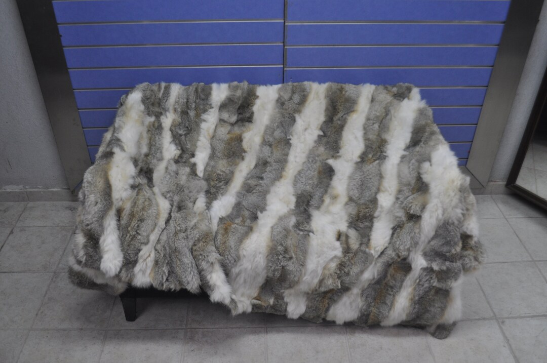 Luxury Fox Fur Throw Real Fox Fur Blanket / Bedspread - Etsy