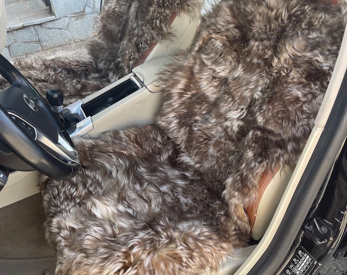 Luxury Sheepskin Fur Car Seat Cover - Etsy