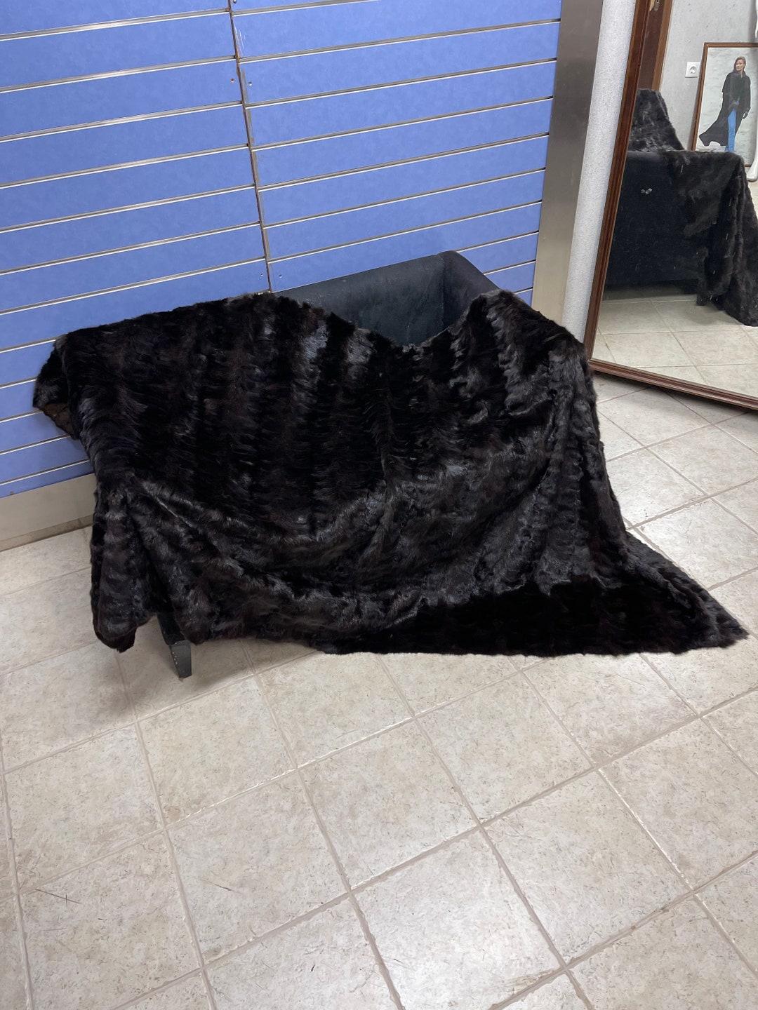 Luxury Dark Brown Sable Fur Throw Real Russian Sable Bedspread Sobol - Etsy