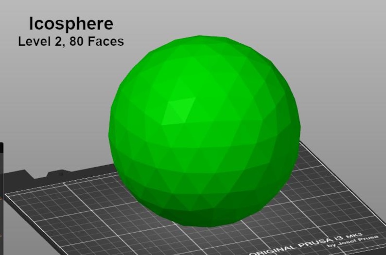 Medium/large 3D Printed Icosphere - Etsy