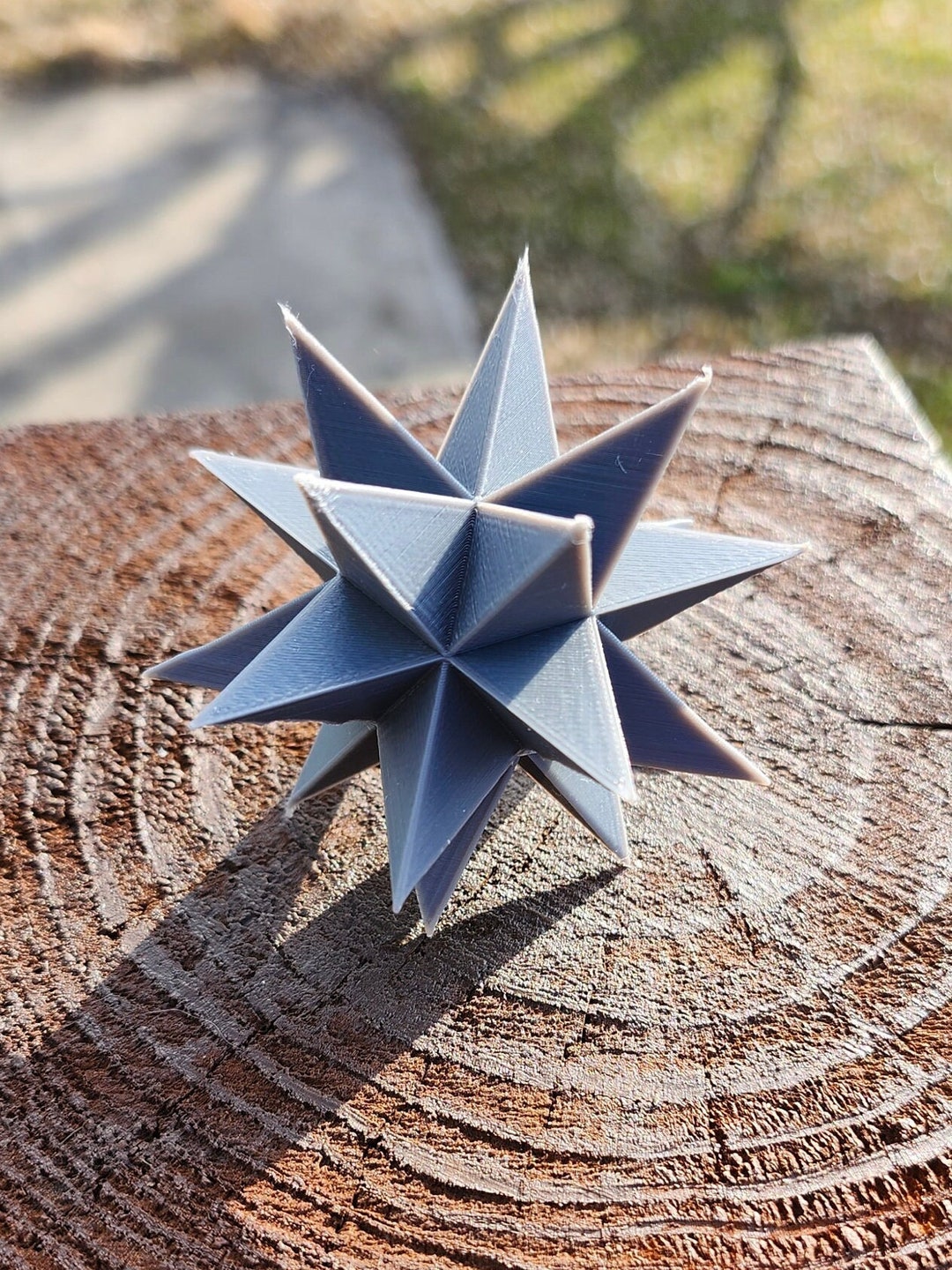 3D Printed "great Stellated Dodecahedron" Polyhedral Stellation - Etsy