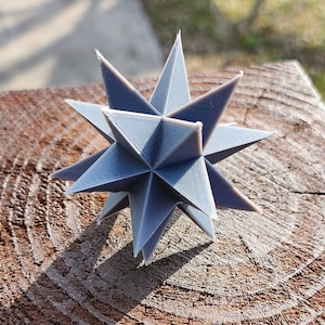 3D Printed "great Stellated Dodecahedron" Polyhedral Stellation - Etsy