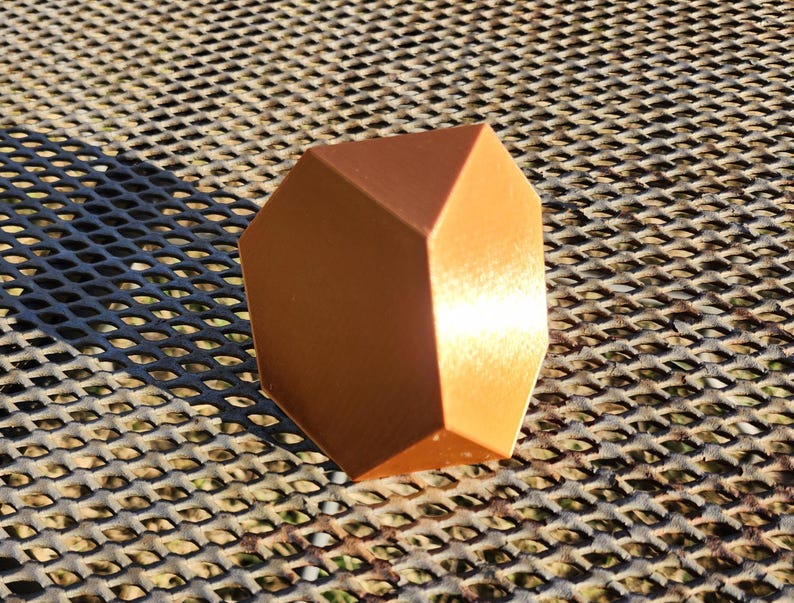 3D Printed Truncated Tetrahedron Archimedean Solid - Small - Etsy