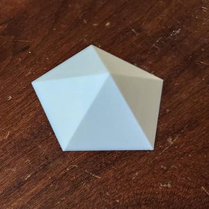 Small/medium 3D Printed Pentagonal Pyramid Johnson Solid - Etsy