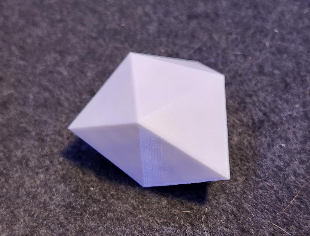 Small/medium 3D Printed Triaugmented Triangular Prism Johnson Solid - Etsy