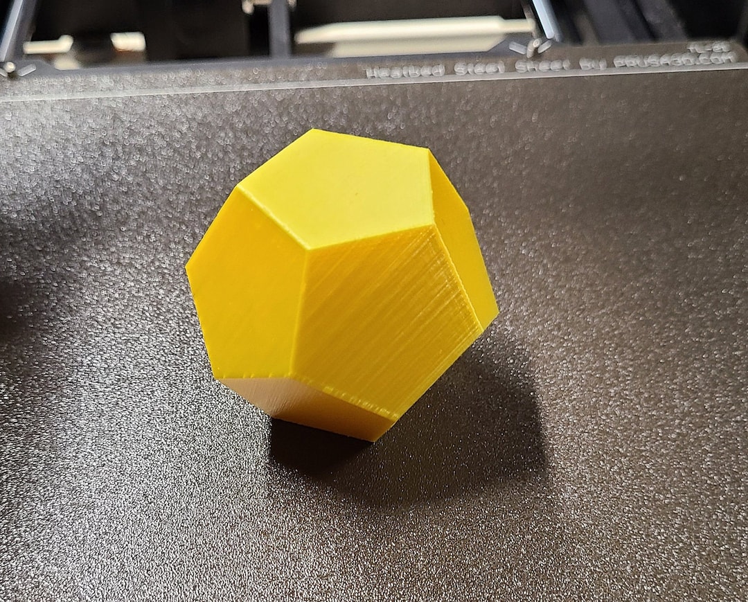 3D Printed Dodecahedron Platonic Solid - Etsy