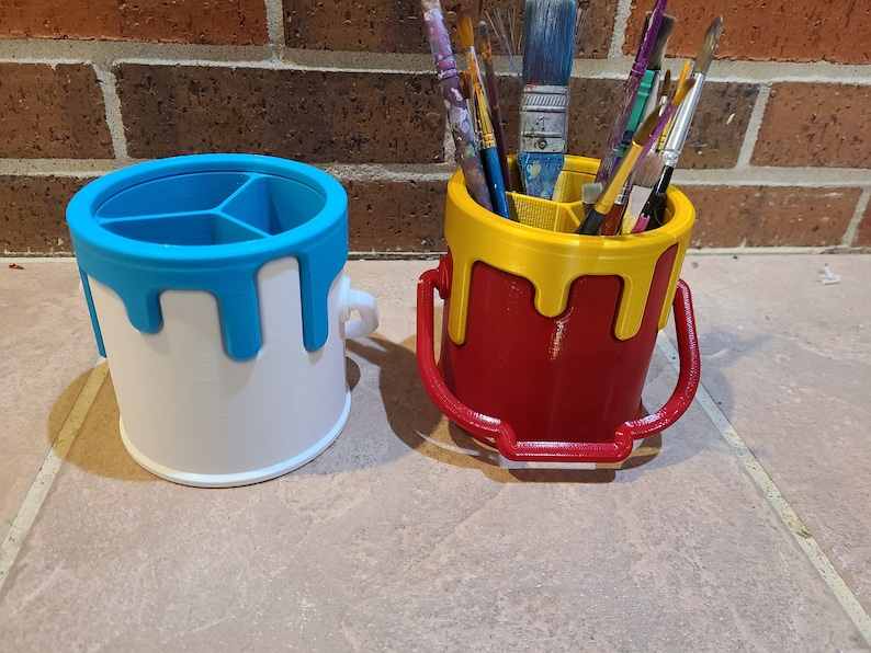 3d-printed Drippy Bucket Pencil Holder - Etsy Canada