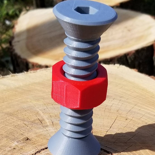 3d Printed Bolt and Nut - Etsy